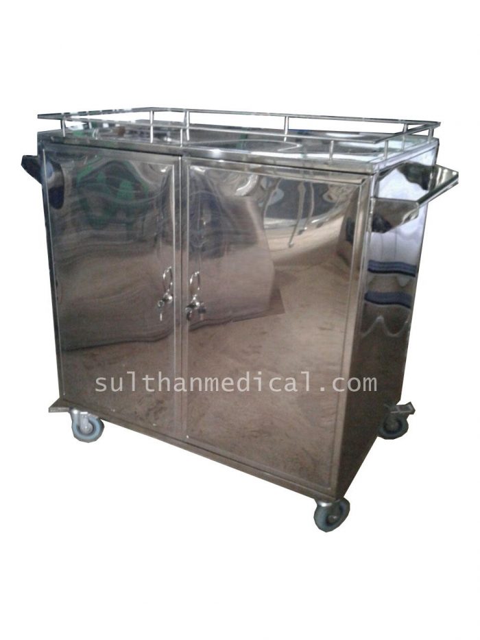 Food Trolley 2 Doors – Troli Makan 2 Pintu | sulthanmedical