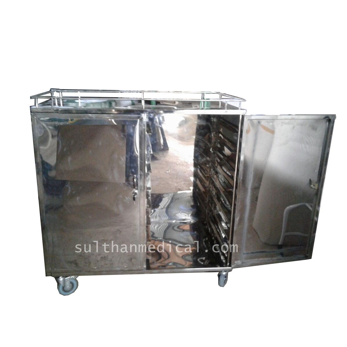 Food Troli dengan Pemanas 16 Susun – Food Trolley – Troli Makanan ...