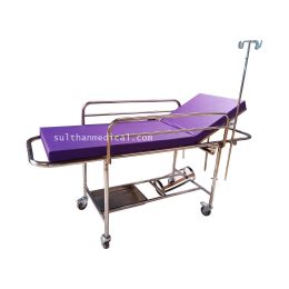 Brankar UGD – Emergency Brancard Stainless Kumplit | sulthanmedical