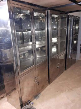 Lemari Obat 2 Pintu Stainless – Medicine Cabinet | sulthanmedical