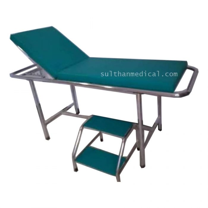 Meja Periksa – Examination Table Full Stainless Pipa Bulat | sulthanmedical