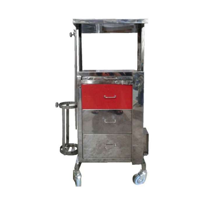 Troli Emergency Bahan Stainless – Emergency Trolley | sulthanmedical