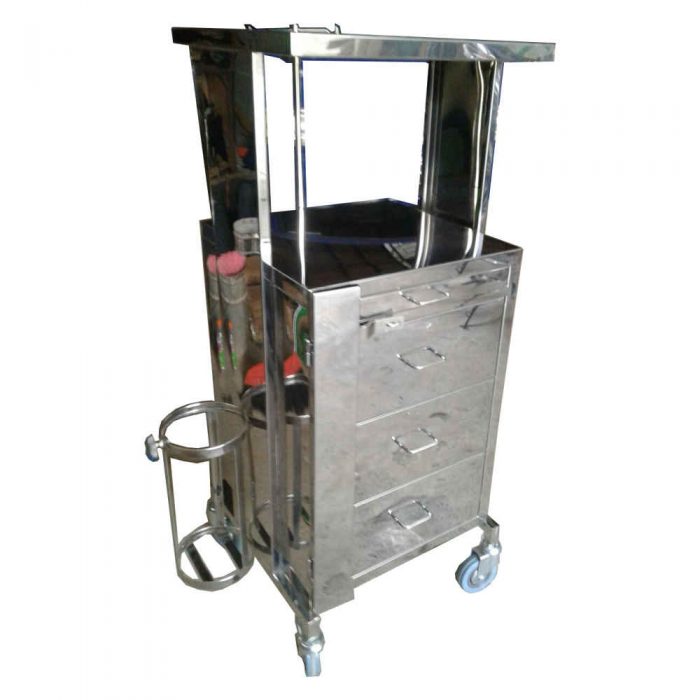 Troli Emergency Bahan Stainless – Emergency Trolley | sulthanmedical