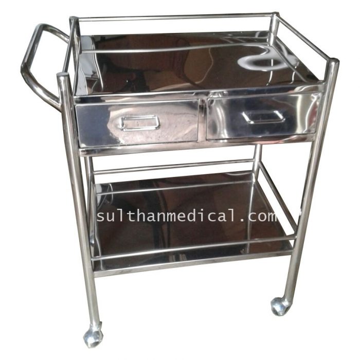 Food Trolley 2 Doors – Troli Makan 2 Pintu | sulthanmedical