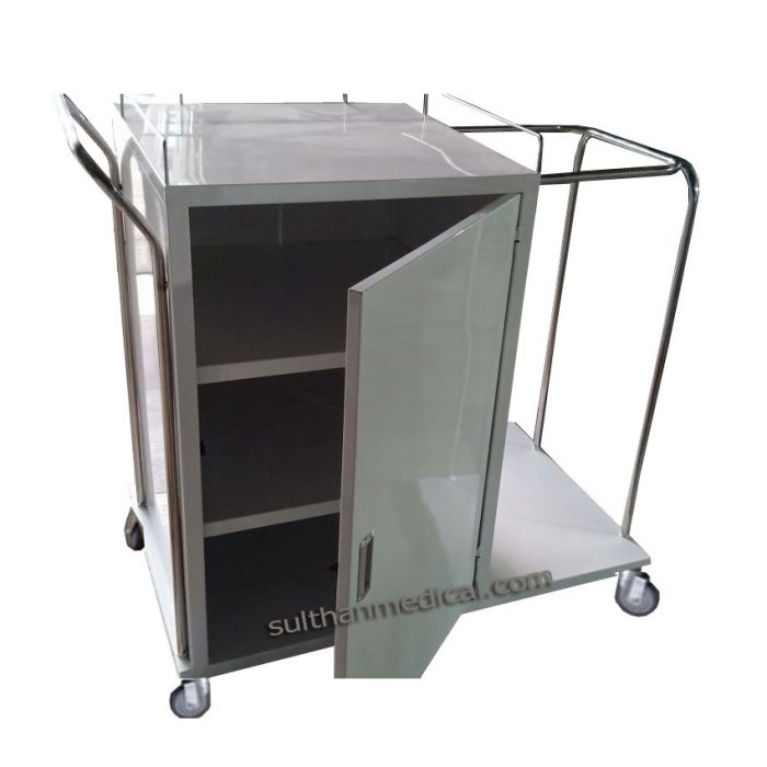 Troli Linen dengan Pintu – Troli Laundry | sulthanmedical