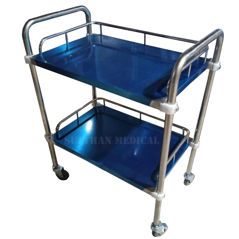 Instrument Trolley 2 Shelves – Troli Instrumen 2 Rak Stainless ...