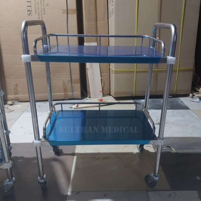 Instrument Trolley 2 Shelves – Troli Instrumen 2 Rak Stainless ...