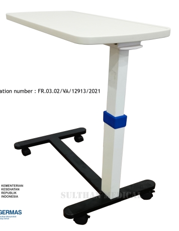 Overbed Table / Mayo ABS – Meja Makan Pasien | sulthanmedical