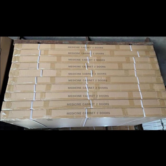 Medicine Cabinet – Lemari Obat 2 Pintu Besi Knockdown | sulthanmedical